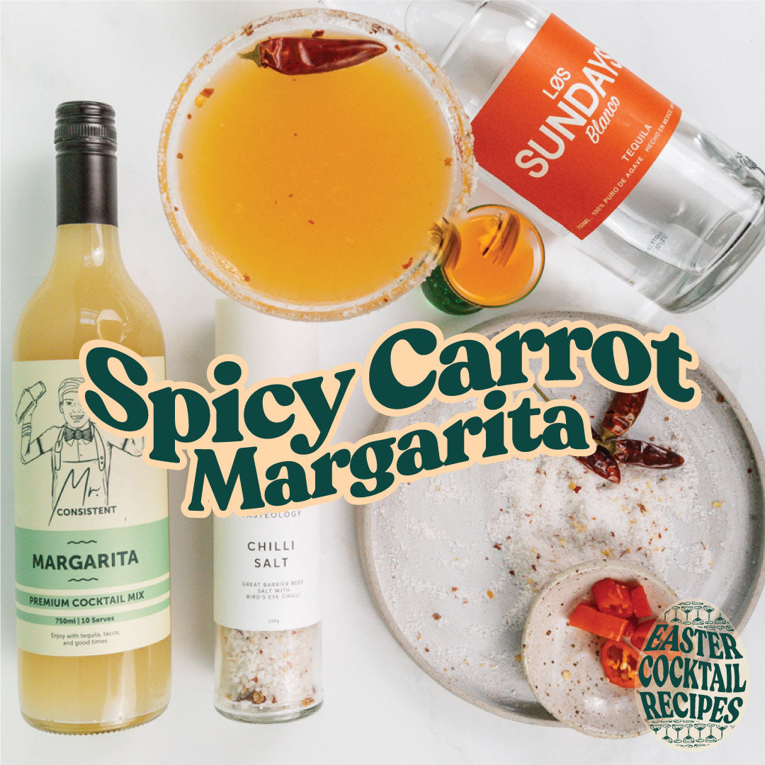 Mr. Consistent - Easter Cocktail Recipe - Spicy Carrot Margarita