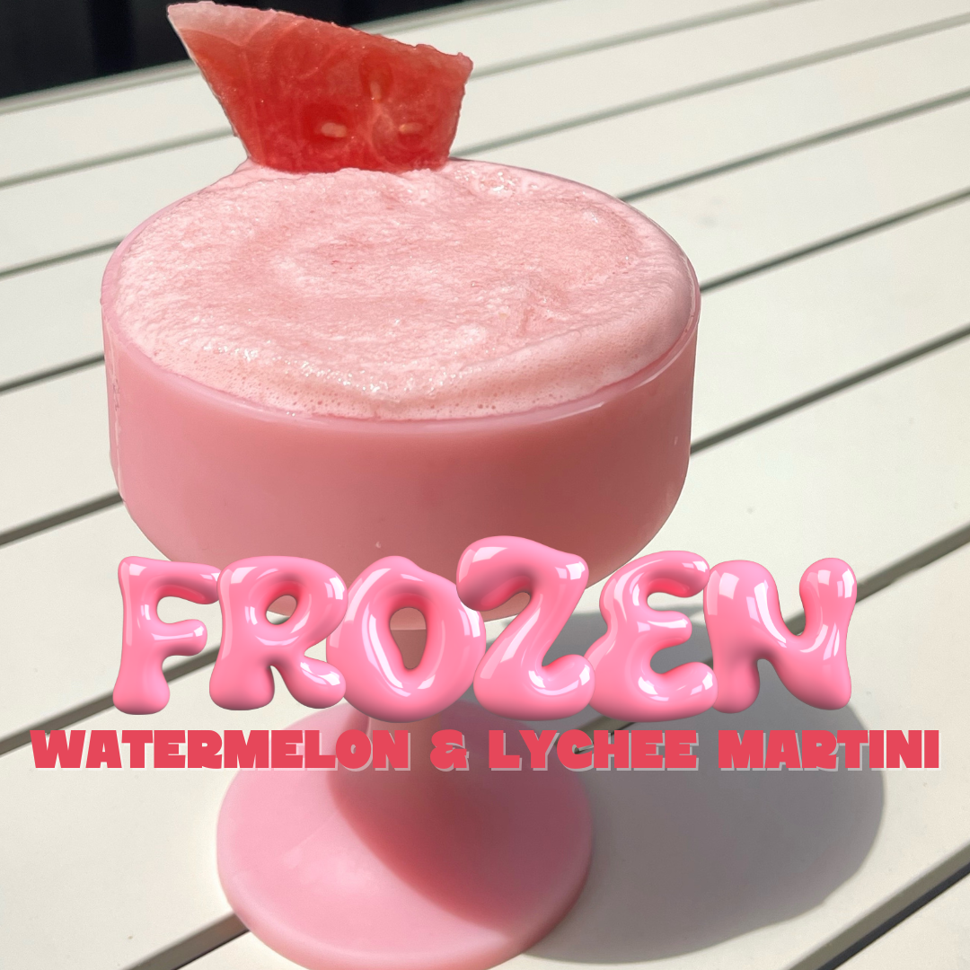 The Viral FROZEN Lychee & Watermelon Martini – Mr. Consistent