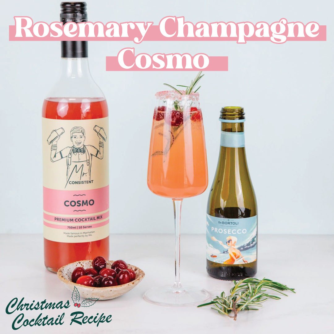 HOLIDAY COCKTAIL RECIPE | ROSEMARY CHAMPAGNE COSMO – Mr. Consistent