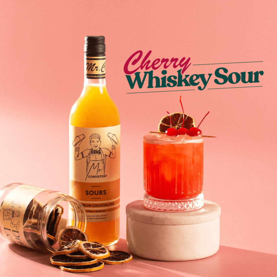 Whiskey Day Recipe | Cherry Whiskey Sours – Mr. Consistent