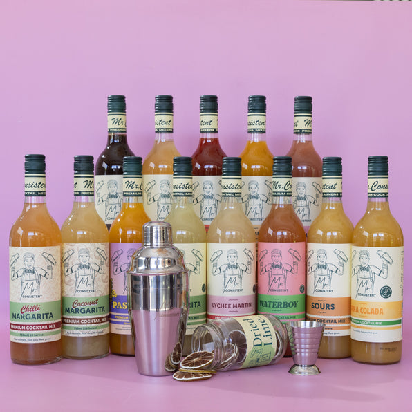 Mr. Consistent Cocktail Mixers | Cocktail Specials | Cocktail Party Packs